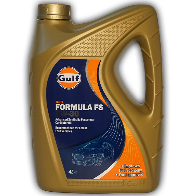 Formula FS 5W-30/4L Szgk Motorolaj Synthetic - Gulf Prémium Kenőanyagok ...